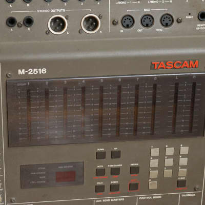 Tascam M-2516 16-Channel Analog Multitrack Mixing Console | Reverb