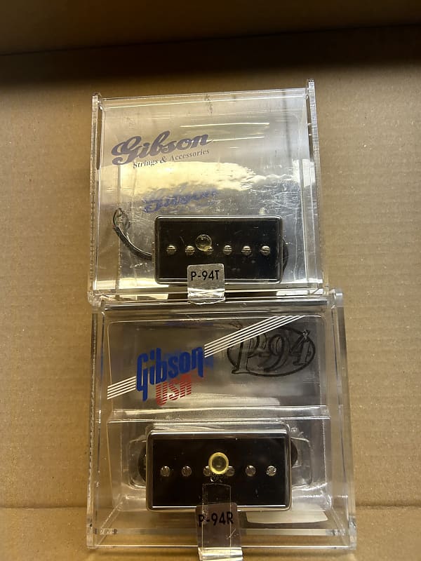 Set/Pair Gibson P-94R & P-94T Humbucker sized Single Coil | Reverb