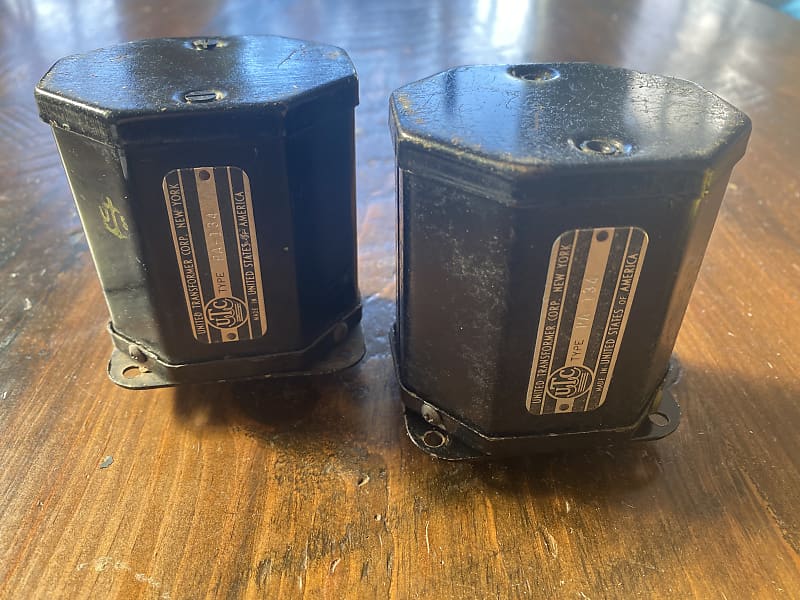 UTC PAIR of PA-134 input transformers, tested 1930s | Reverb