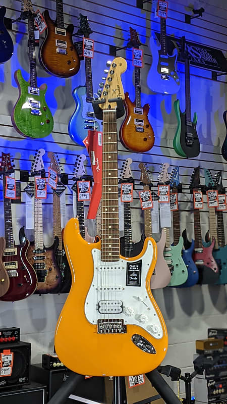 Fender Player Stratocaster HSS - Capri Orange Pau Ferro | Reverb