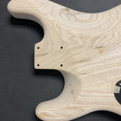 Warmoth Swamp Ash Strat Body with Quilt/Flame Maple Top | Reverb