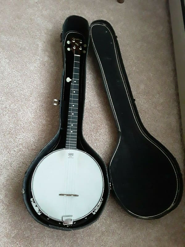 Vintage Old Crestline 5 String Banjo | Reverb