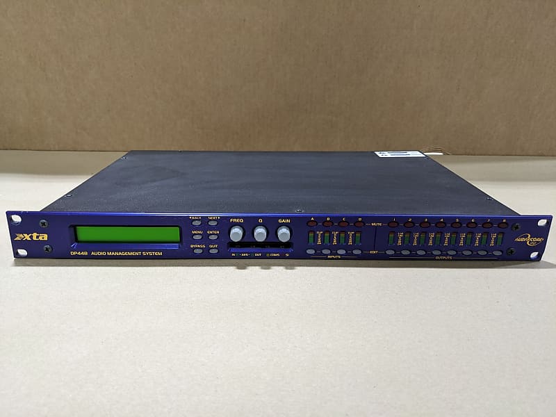 XTA Audiocore DP448 DSP 4-in 8-out Signal Processor | Reverb