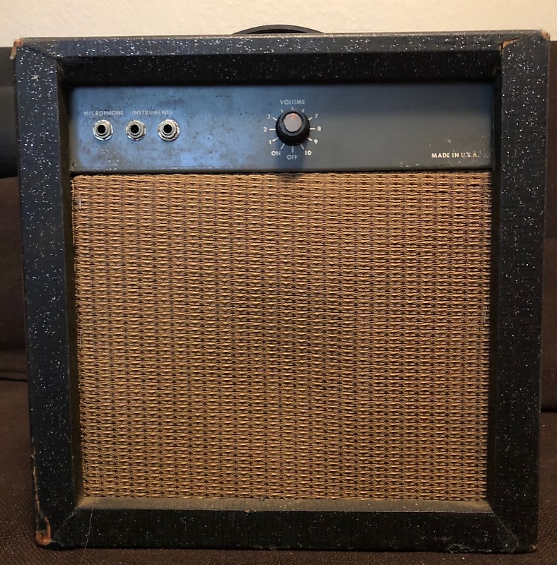 Multivox or Marvel Amplifier 1950s-1960s Gray Fleck | Reverb