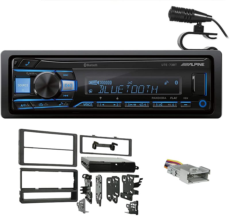 Alpine UTE-73BT Digital Media Bluetooth Stereo Receiver Fit | Reverb