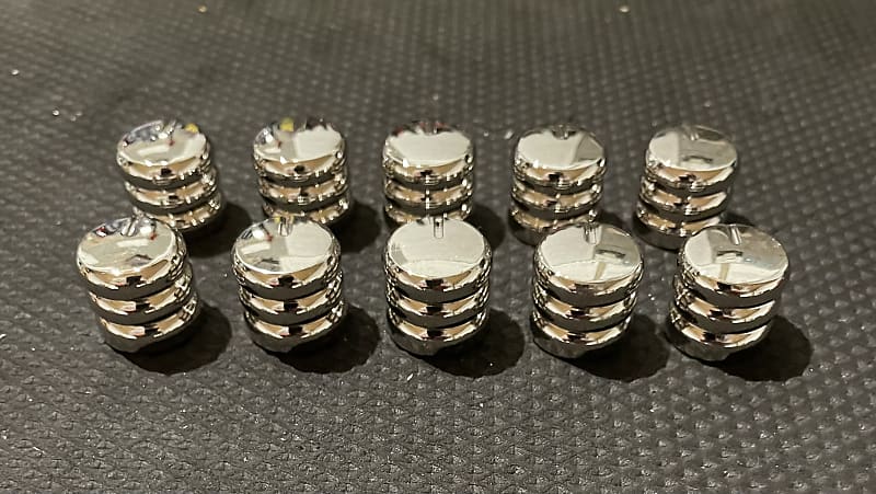 Peavey Triple XXX/JSX/Supreme XL NOS Chrome Control Knobs | Reverb