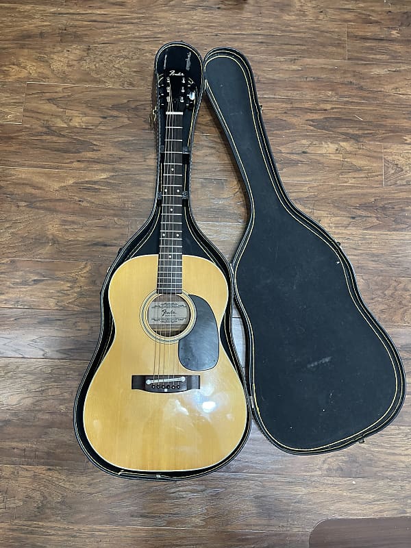 Fender Acoustic Guitar F-15 (70's) with case | Reverb