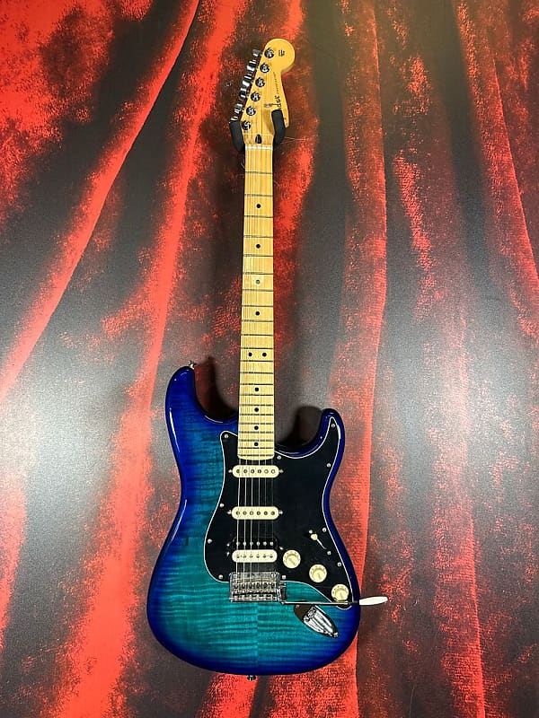 Fender FENDER 75TH ANNIVERSAY STRATOCASTER FLAMED BLUE BURST | Reverb