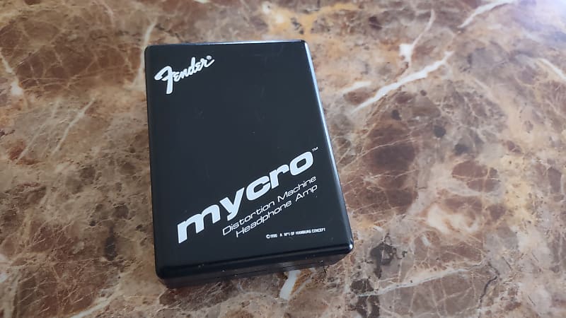 Fender Mycro Distortion Machine Headphone Amp 1990 - Black | Reverb