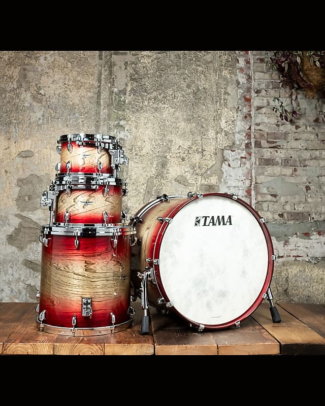 TamaTW42RZS - STAR Walnut 4-Piece Drum Set - Garnet Japanese | Reverb