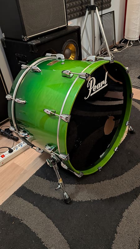 Pearl Master custom MMX 2001 - Emerald Green Fade | Reverb UK