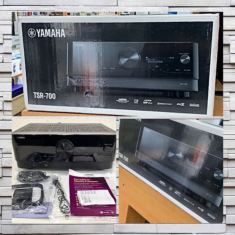 Yamaha TSR-700 7.2-Channel 8K HDR Network Receiver with | Reverb