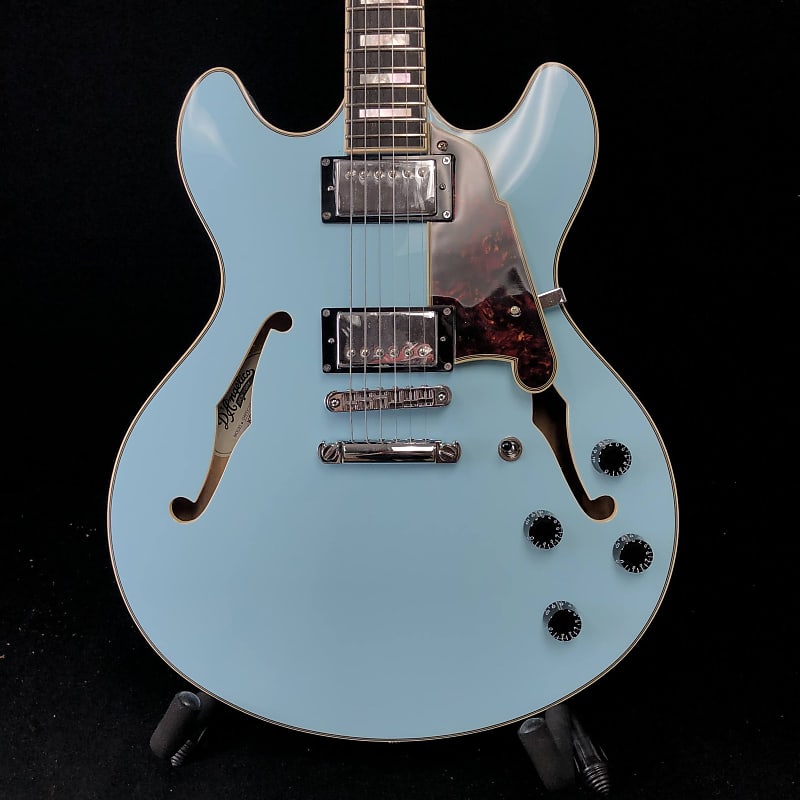 D'Angelico Premier DC Sky Blue | Reverb