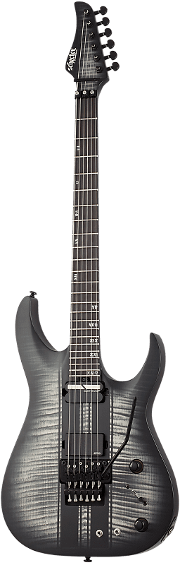 Schecter Banshee GT FR S Satin Charcoal Burst | Reverb