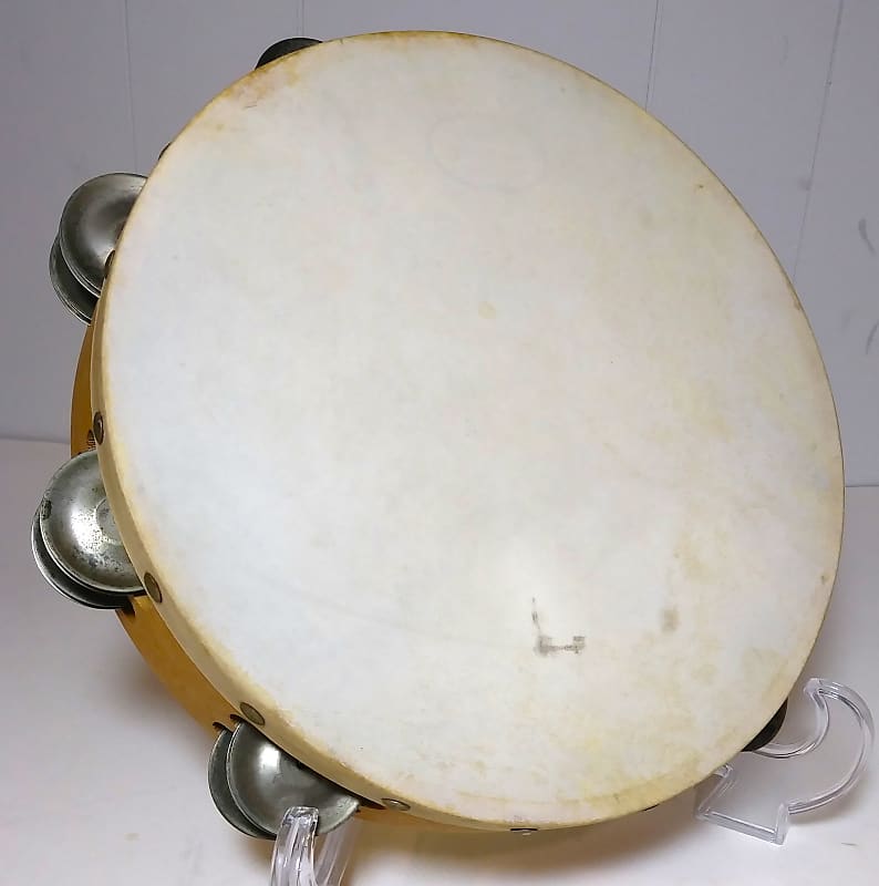 Ludwig Vintage 10" Professional Tambourine with Head and | Reverb