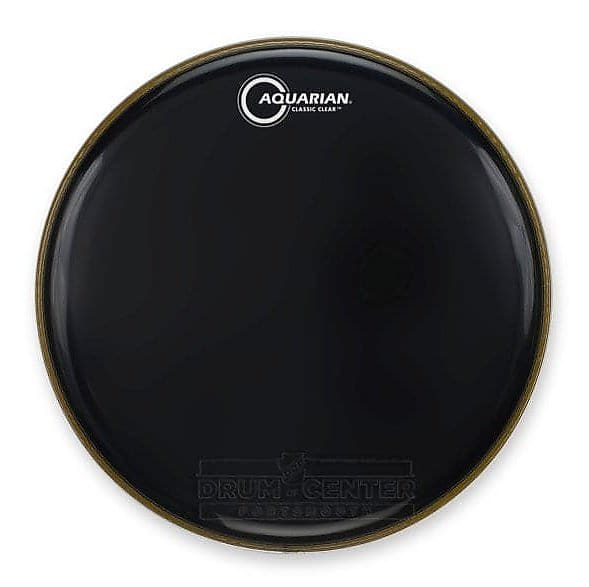 Aquarian Classic Clear Drum Head 15" Black | Reverb