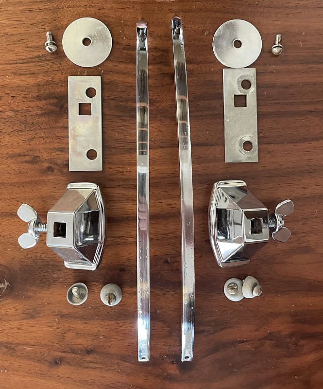 Pair Exc Cond Vintage Early 70s Ludwig 5/16” Curved Bass Drum | Reverb