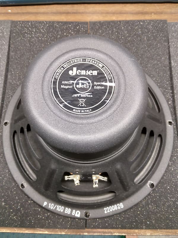 Jensen jet 10" Blackbird 100 watt alnico speaker 8 ohm | Reverb