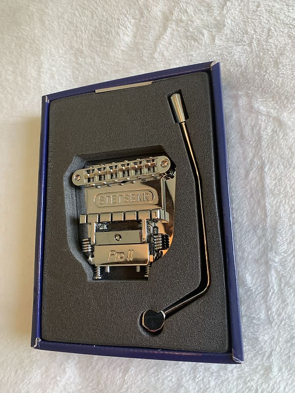 Stetsbar Pro II Strat retrofit tremolo system Chrome | Reverb