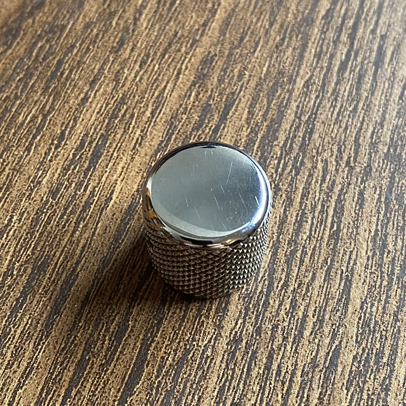 Vintage 1960s Fender Telecaster PBass Knobs Chrome 1967 1968 | Reverb