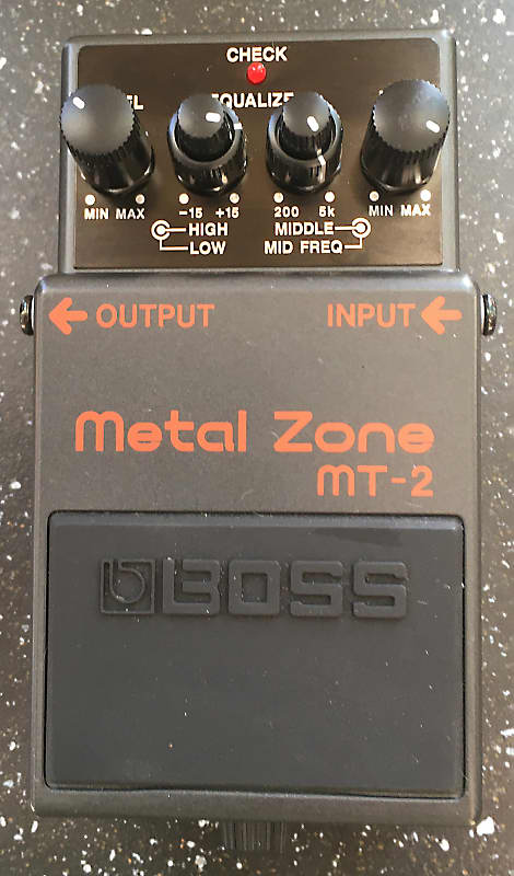 Boss MT-2 Metal Zone (Silver Label) | Reverb