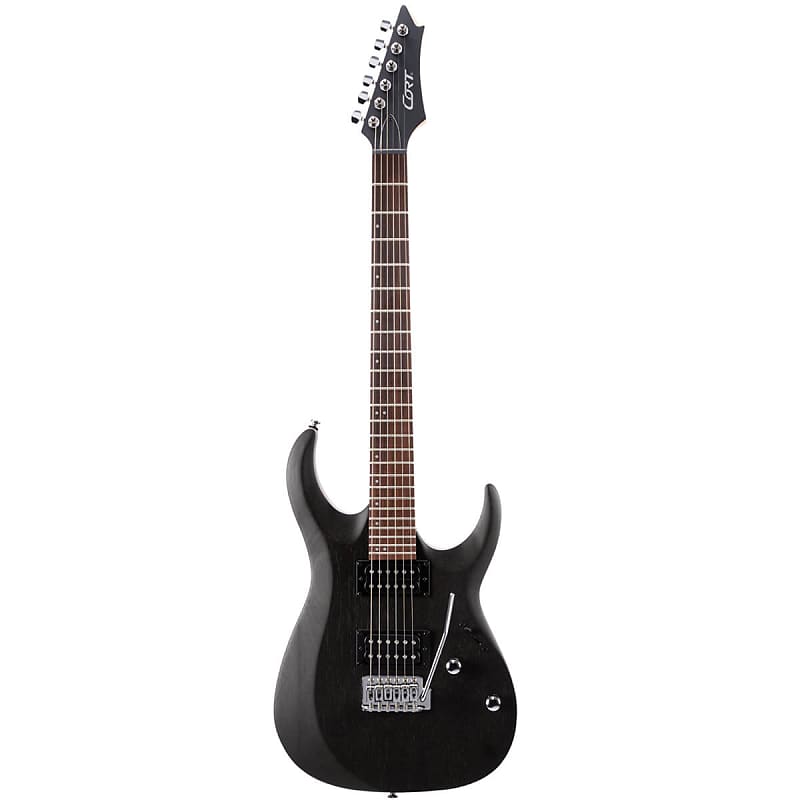 Cort X100 OPBK | Dual Humbucker Electric Guitar w/ Trem, | Reverb