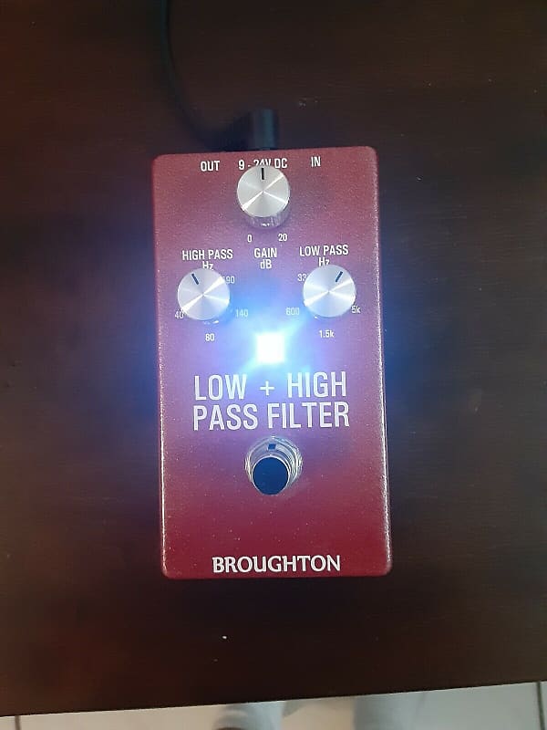 Broughton Low Pass And High Pass Filter Reverb