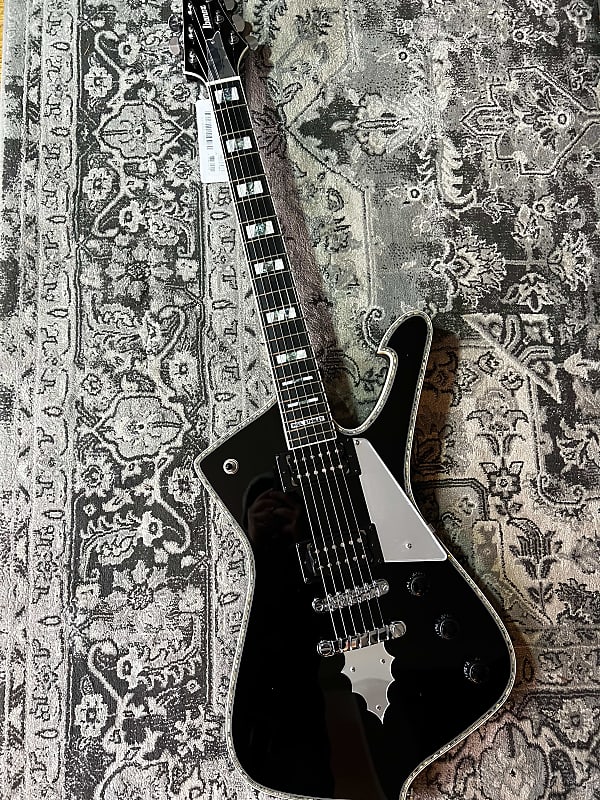 Ibanez Paul Stanley Signature Electric Guitar Gloss Black | Reverb