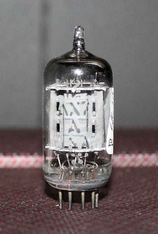 GE 12AX7 ECC83 LONG PLATE HALO GETR PERFECT BALANCE VINTAGE | Reverb