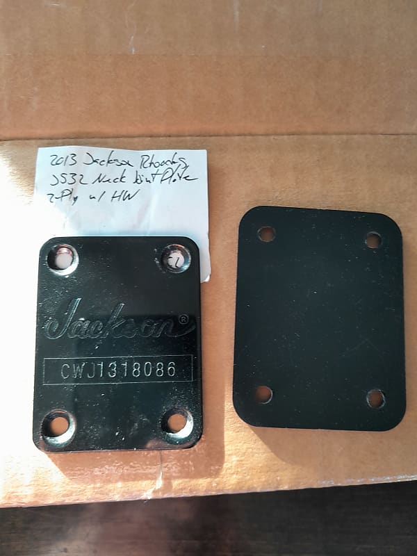 Jackson Neck Joint Plate Black | Reverb