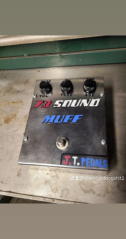 Mine 73 Rams head Big Muff clone 2023 - Chrome black | Reverb