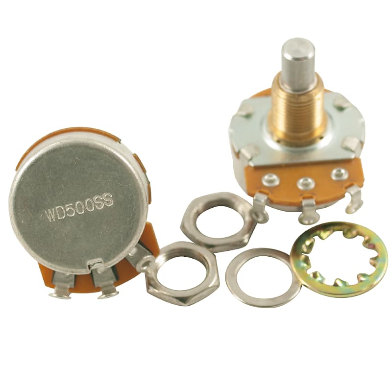 Alpha WDP-500SS-1 Potentiometer 500 kohm - Audio Taper - | Reverb