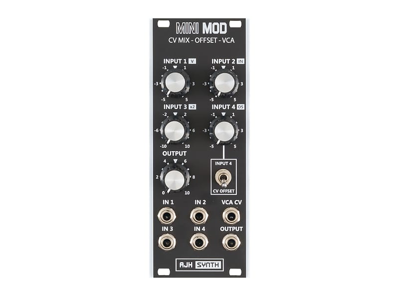 AJH Synth MiniMod CV Mixer + Offset + VCA (Black) [USED] | Reverb UK