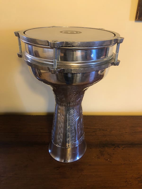 Meinl Silver Aluminum Hand Drum | Reverb