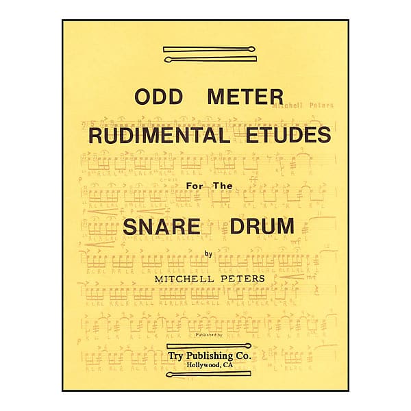 Odd Meter Rudimental Etudes For Snare Drum - by Mitchell | Reverb