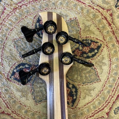 Polaris Basses Merlin 5 String Neck-Through Fretless Bass | Reverb