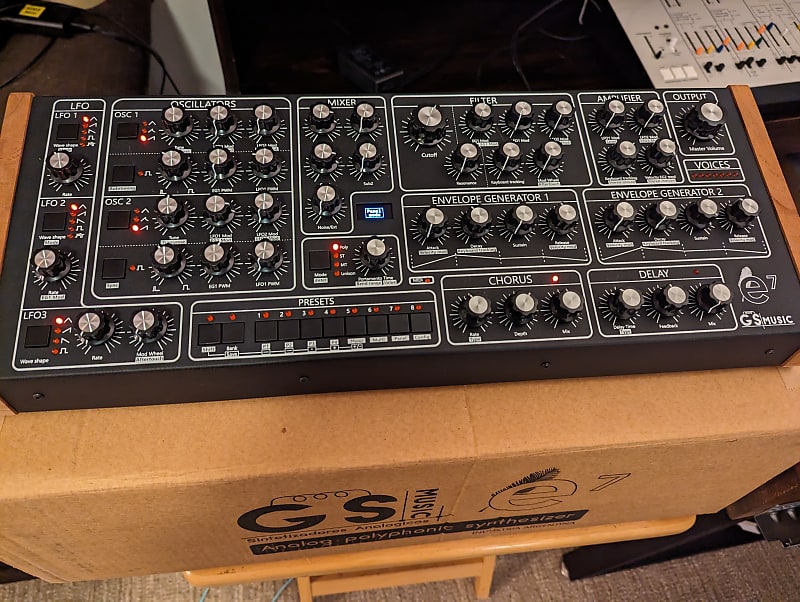 GS Music E7 Polyphonic Analog Synth | Reverb