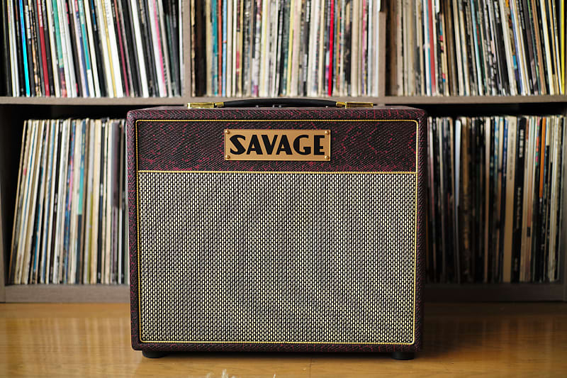 Savage Audio Junger 5 Amplifier Red Snakeskin finish | Reverb