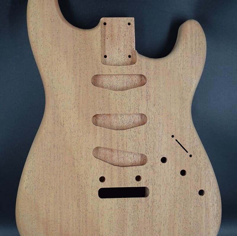 Custom Order Guitar Body, Rear Routed S-Style, Unfinished, | Reverb
