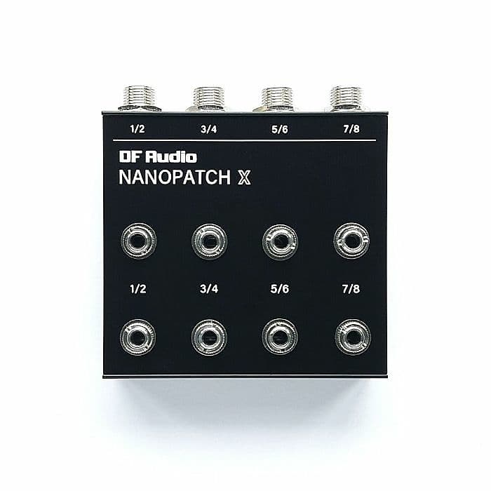 DF Audio Nanopatch X Mini Audio Patch Bay | Reverb UK