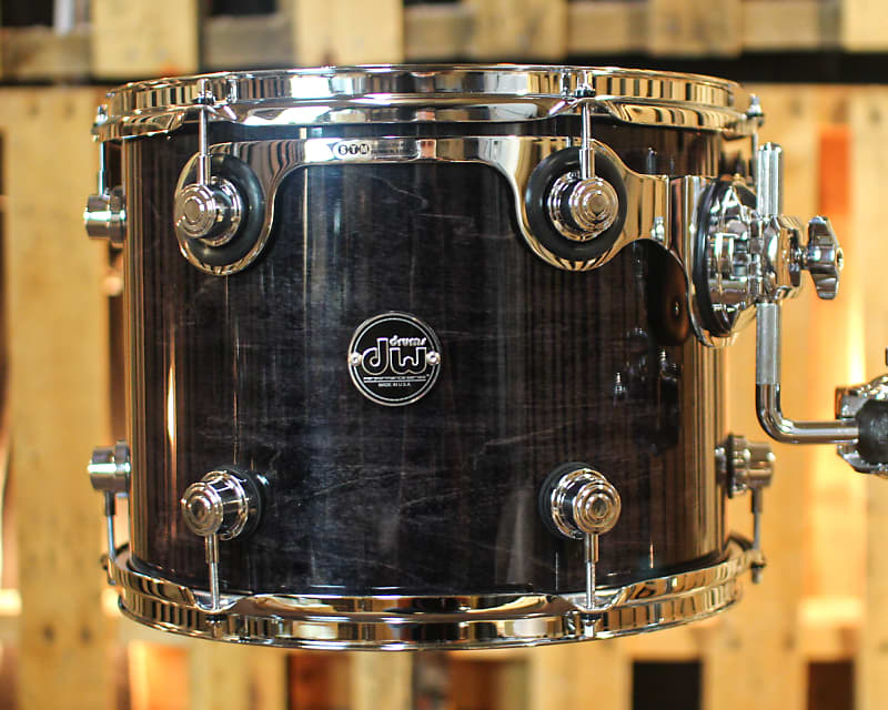 DW Performance Ebony Stain Rack Tom - 10x13 | Reverb