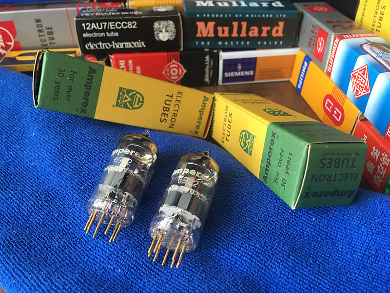 2 Amperex USA PQ 6922 ~ E88CC Rode K2 Preamp Upgrade ~ | Reverb