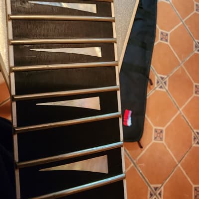 Ed Roman Roman Abstract 3dv - Vinnie Vincent - - Silver and | Reverb