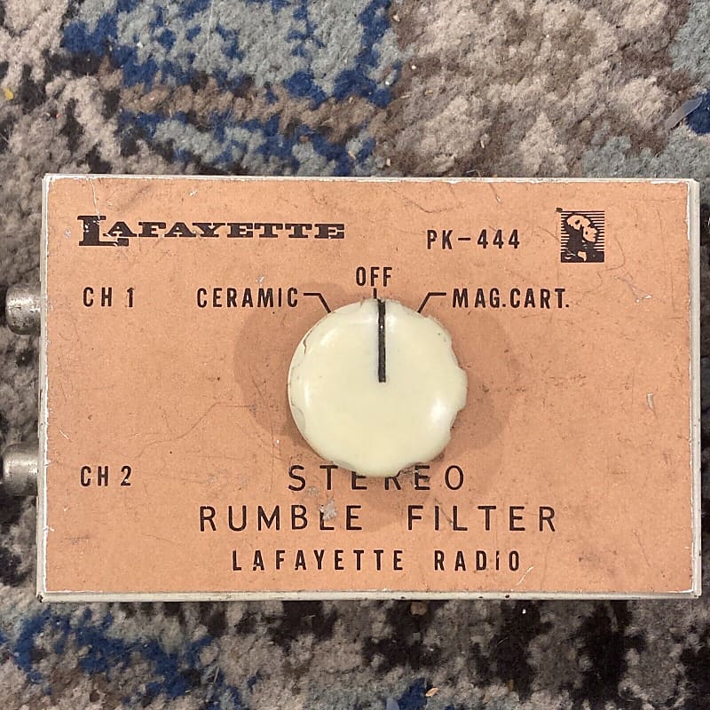 Lafayette PK-444 Turntable Stereo Rumble Filter - Untested | Reverb