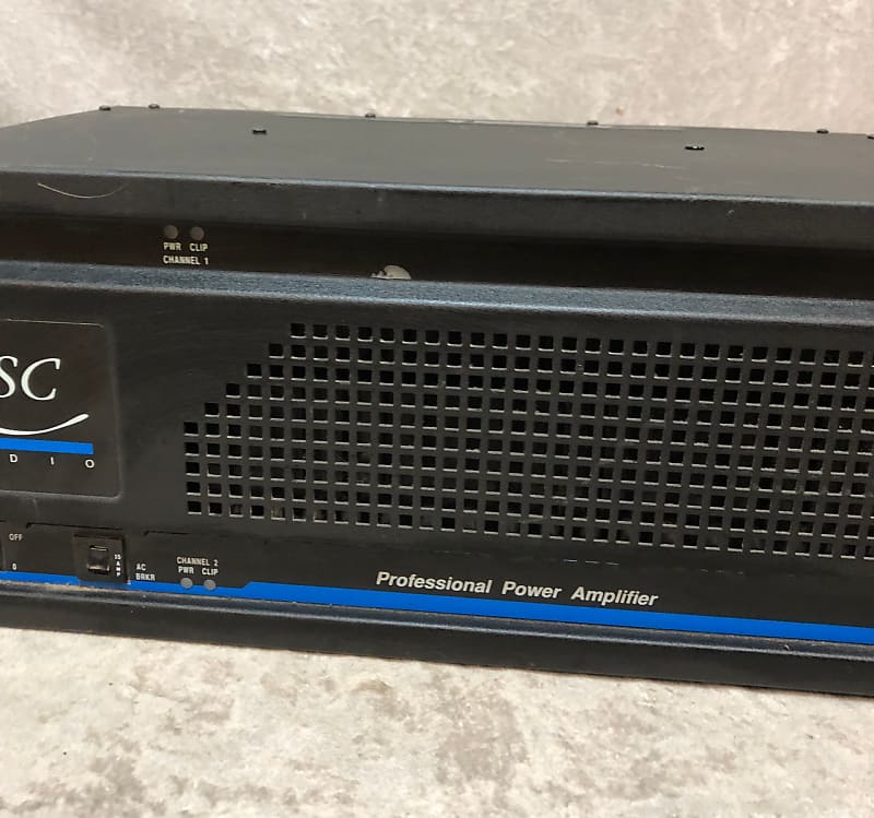 QSC USA 1300 2 channel power amp | Reverb