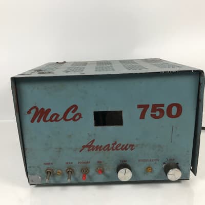 Maco 750 Linear Tube Amplifier Radio | Reverb