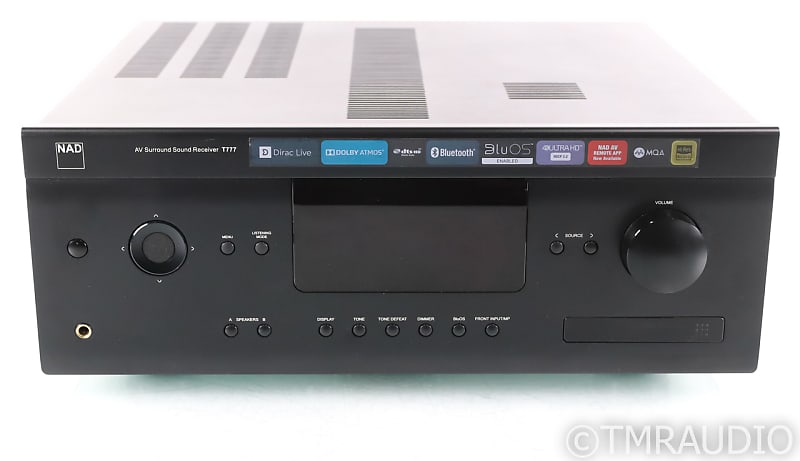 NAD T777 v3 7.1 Channel Home Theater Receiver; Remote; BluOS; | Reverb