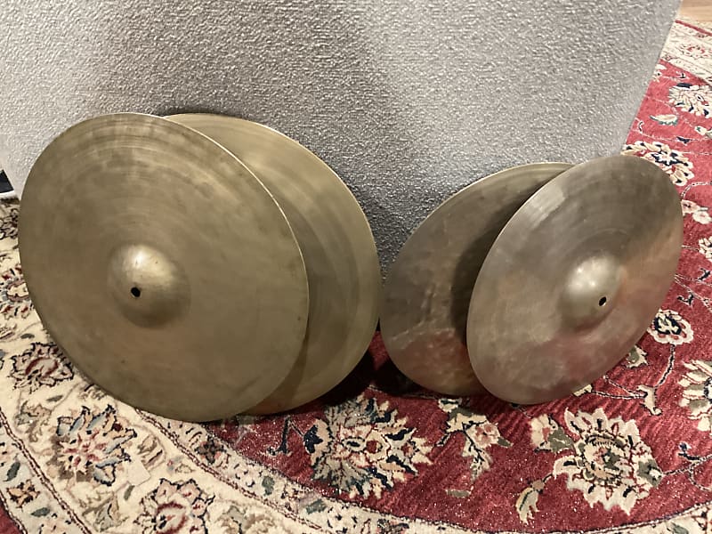 Ajaha Sr. (Ufip) 13” Hi hats 1900’s also 15” Hats. | Reverb