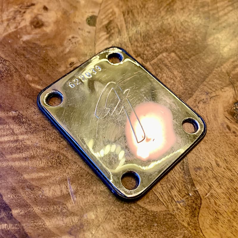 Fender Telecaster neck plate 1975 Chrome precision bass | Reverb