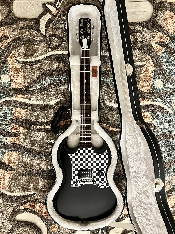 Gibson SG Melody Maker 2017 - Two Tone Ska Checker Board | Reverb